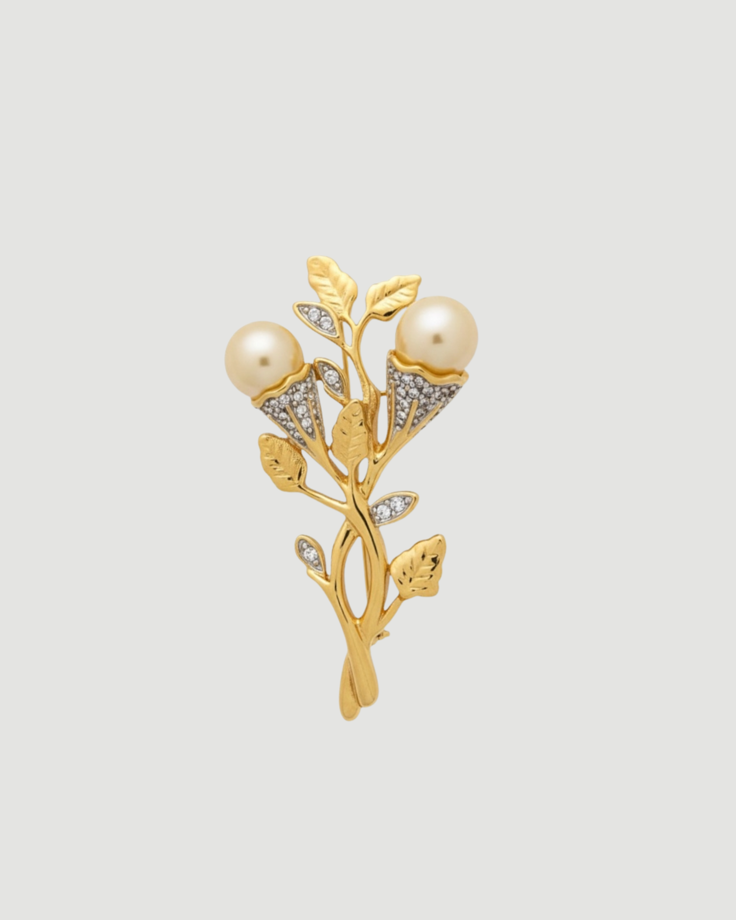 Vintage Floral Pearl Brooch - Curated By SOH Vintage – Gigi & Olive