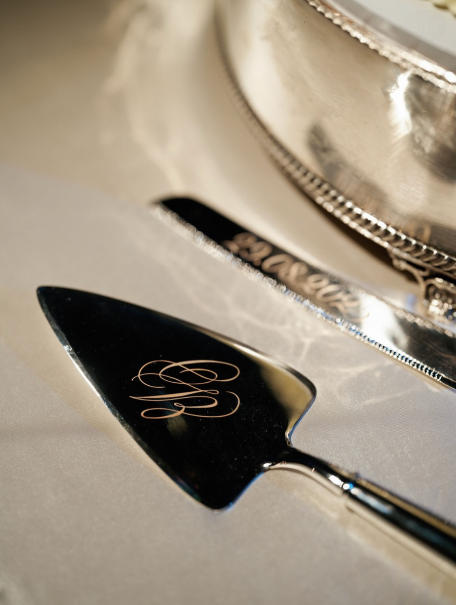 Personalised Cake Knife Set – Gigi & Olive