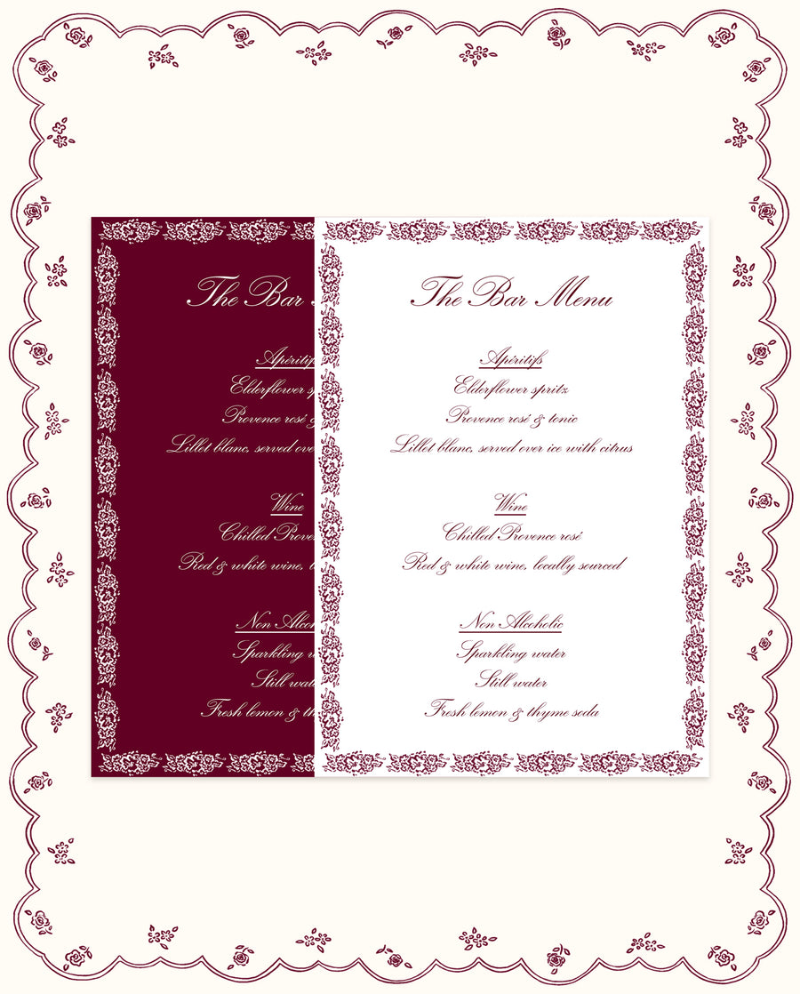 Lace & Vintage Bar Signage Digital Download – Gigi & Olive